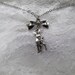 Dainty Deer & Bow Chain Necklace - Etsy