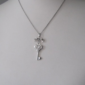 Ribboned Secret Key Necklace - Etsy