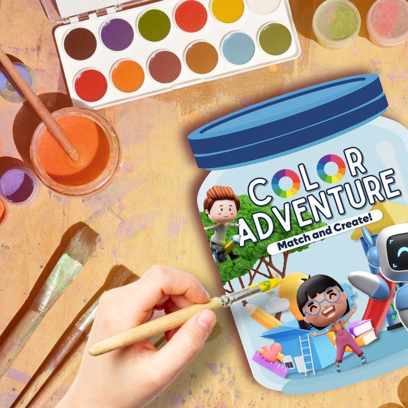 Color Matching Worksheets, Sorting Colors in Jars, Color Sorting Velcro ...