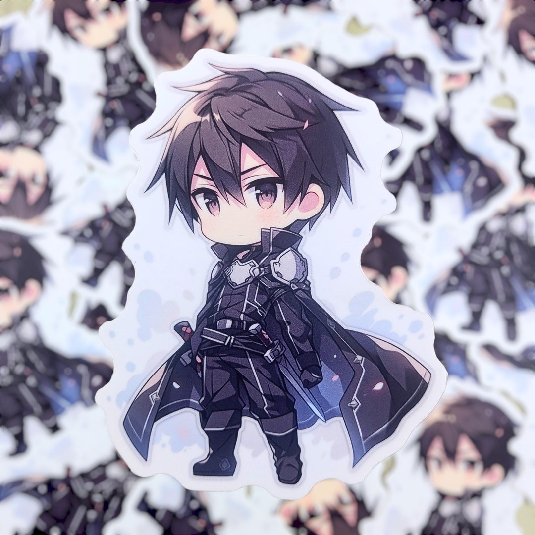 SAO Swordsman Vinyl Sticker - Etsy