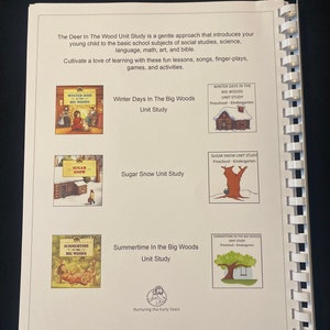 The Deer in the Wood Unit Study, My First Little House Books, Preschool ...