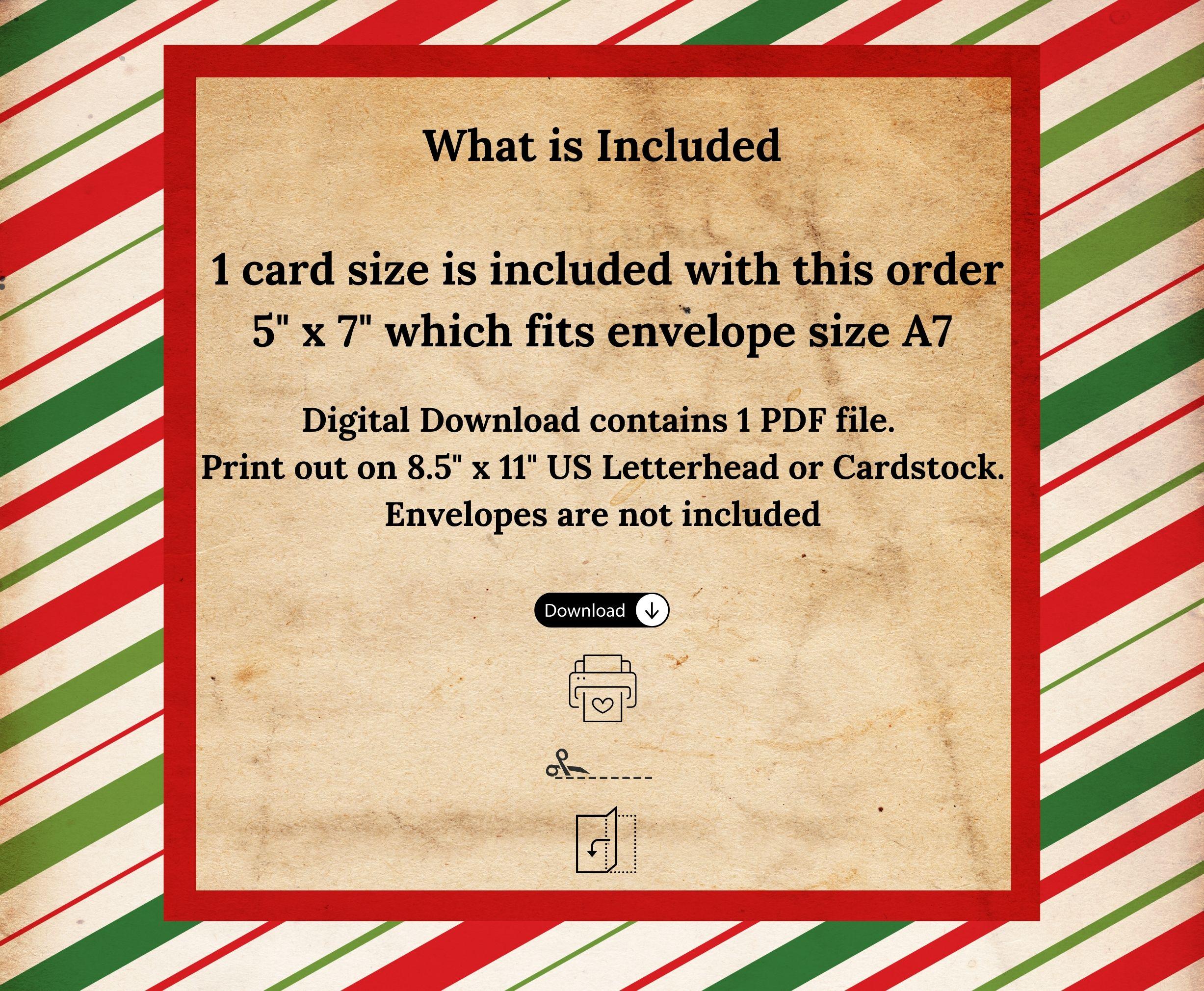 Printable Christmas Greeting Card "eat, Drink and Wear Your Tacky ...
