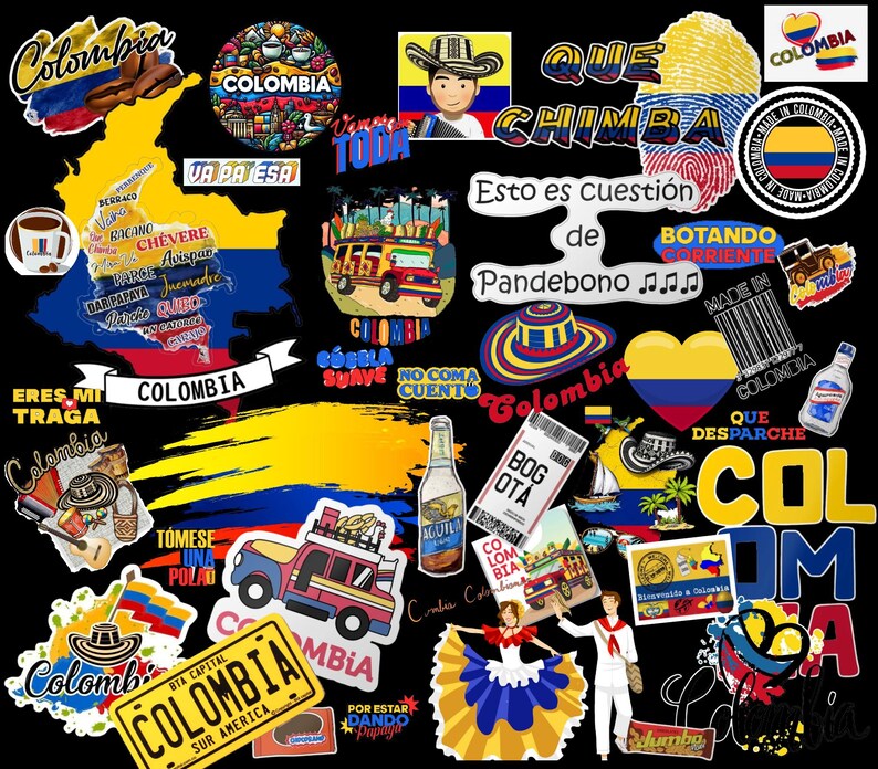 Colombian Label for Glasses and More... - Etsy