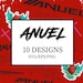 Anuel AA, Logo Anuel, Anuel SVG, Png, Eps, Cartoon Art Craft Shirt ...