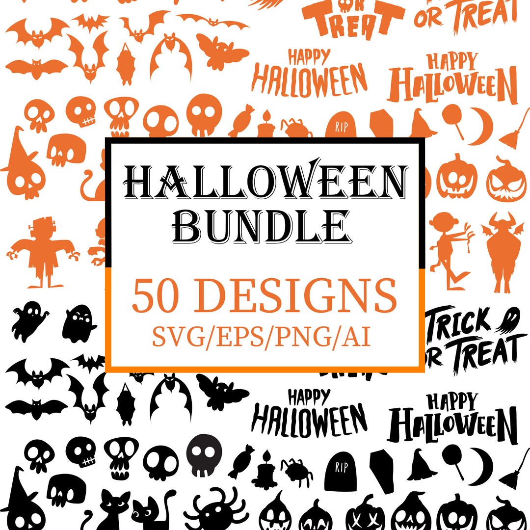 Halloween SVG Bundle Halloween SVG Fall Svg Autumn Svg - Etsy