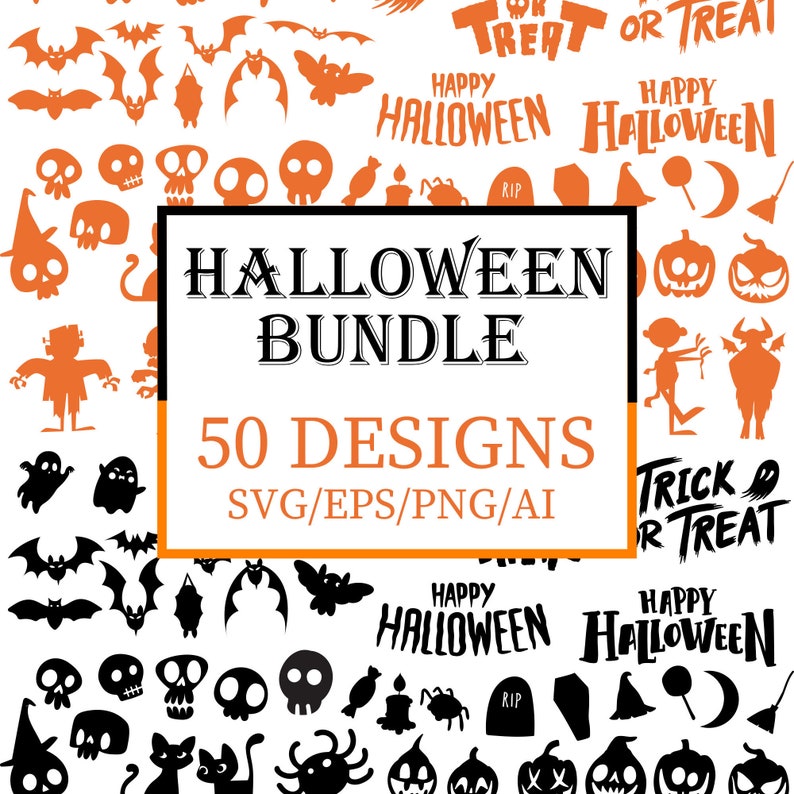 Halloween SVG Bundle Halloween SVG Fall Svg Autumn Svg - Etsy