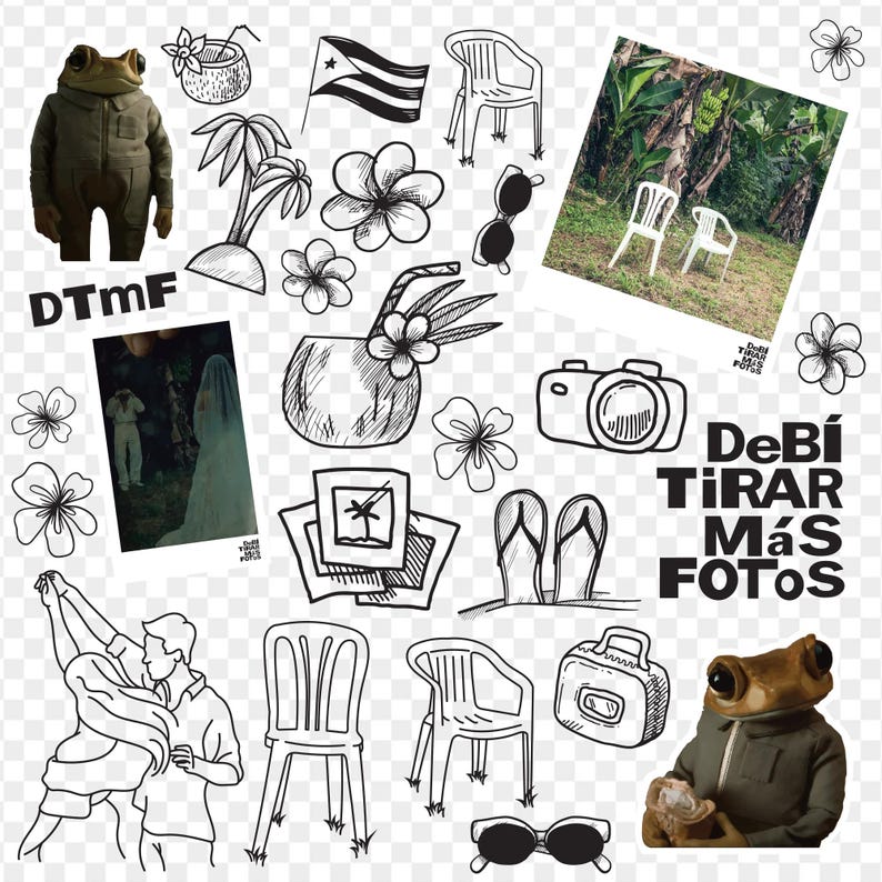 Bad Bunny, Debi Tirar mas Fotos, DTmF, SVG, PNG, EPS, dtf, Nuevo album, Mercancía Bad Bunny ...