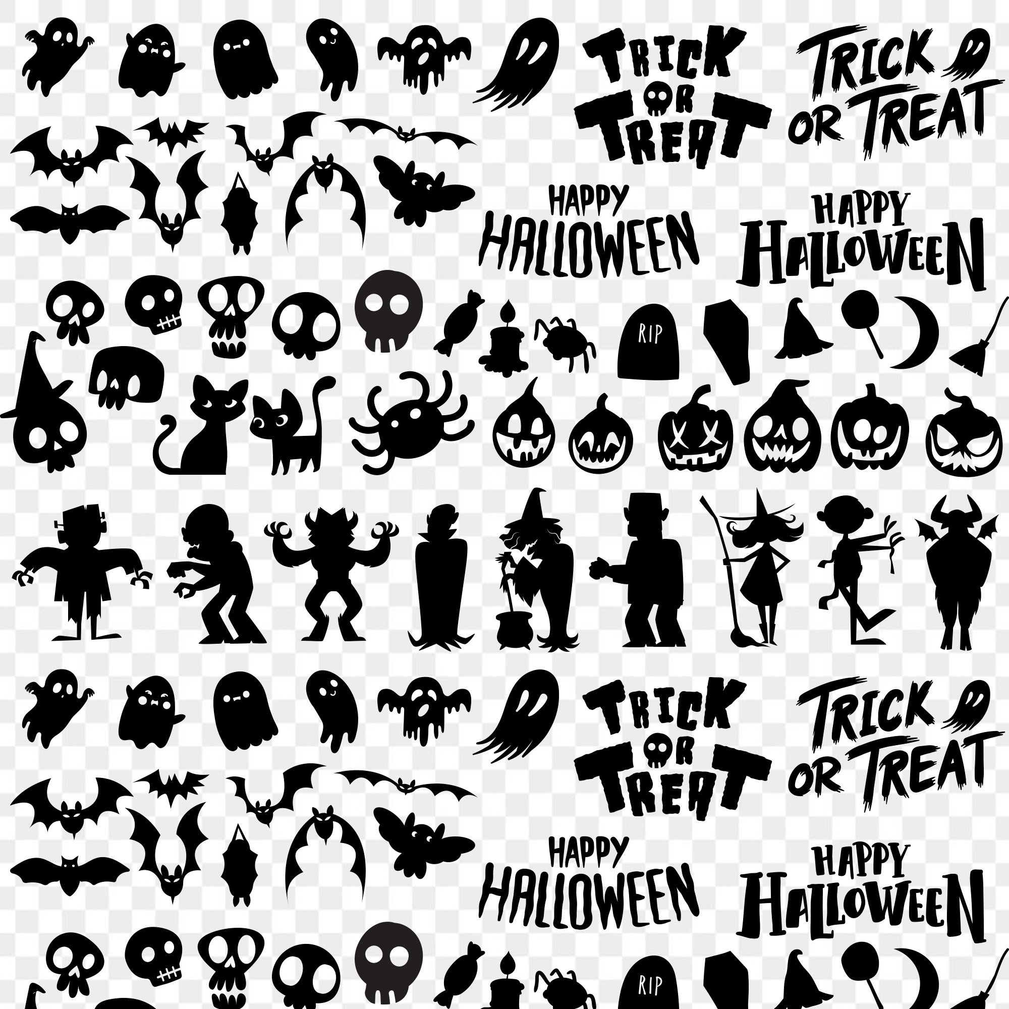 Halloween SVG Bundle Halloween SVG Fall Svg Autumn Svg - Etsy