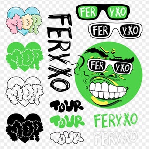 Feid - Ferxxo SVG, PNG and EPS Files, Cricut, Digital Download - Green ...