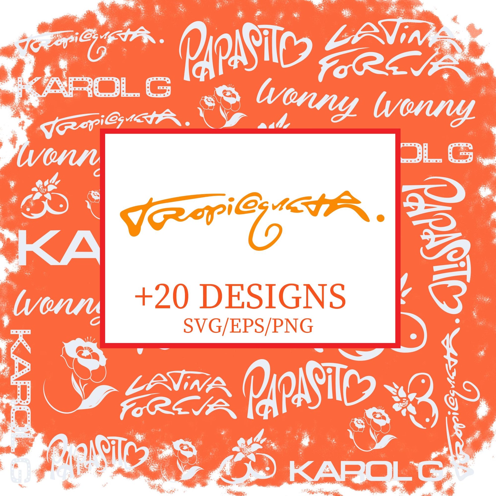 Tropicoqueta New Album Karol G / Papasito / PNG, SVG, ESP Files / Latina Foreva / Ivonny ...