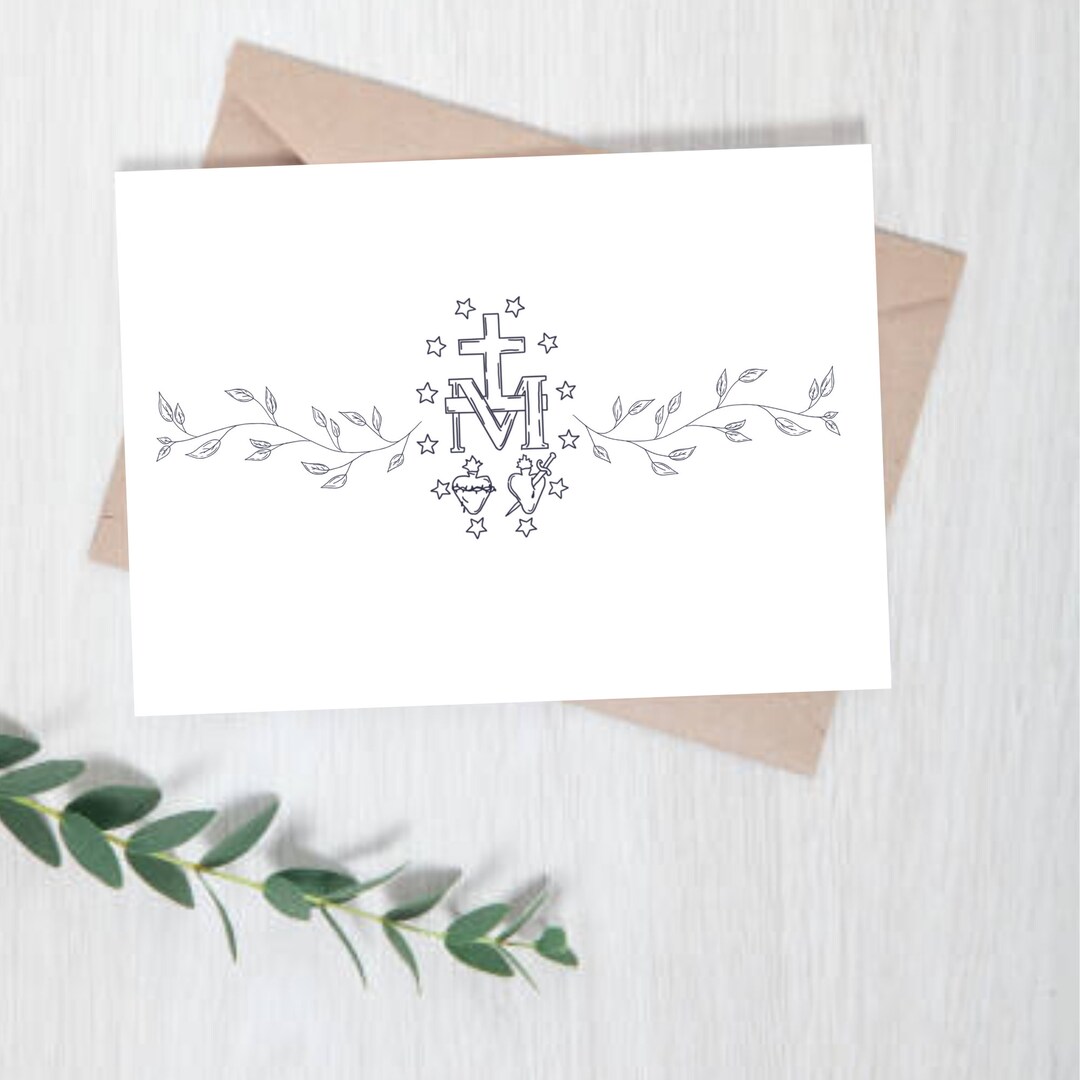 Marian Greeting Card - Etsy