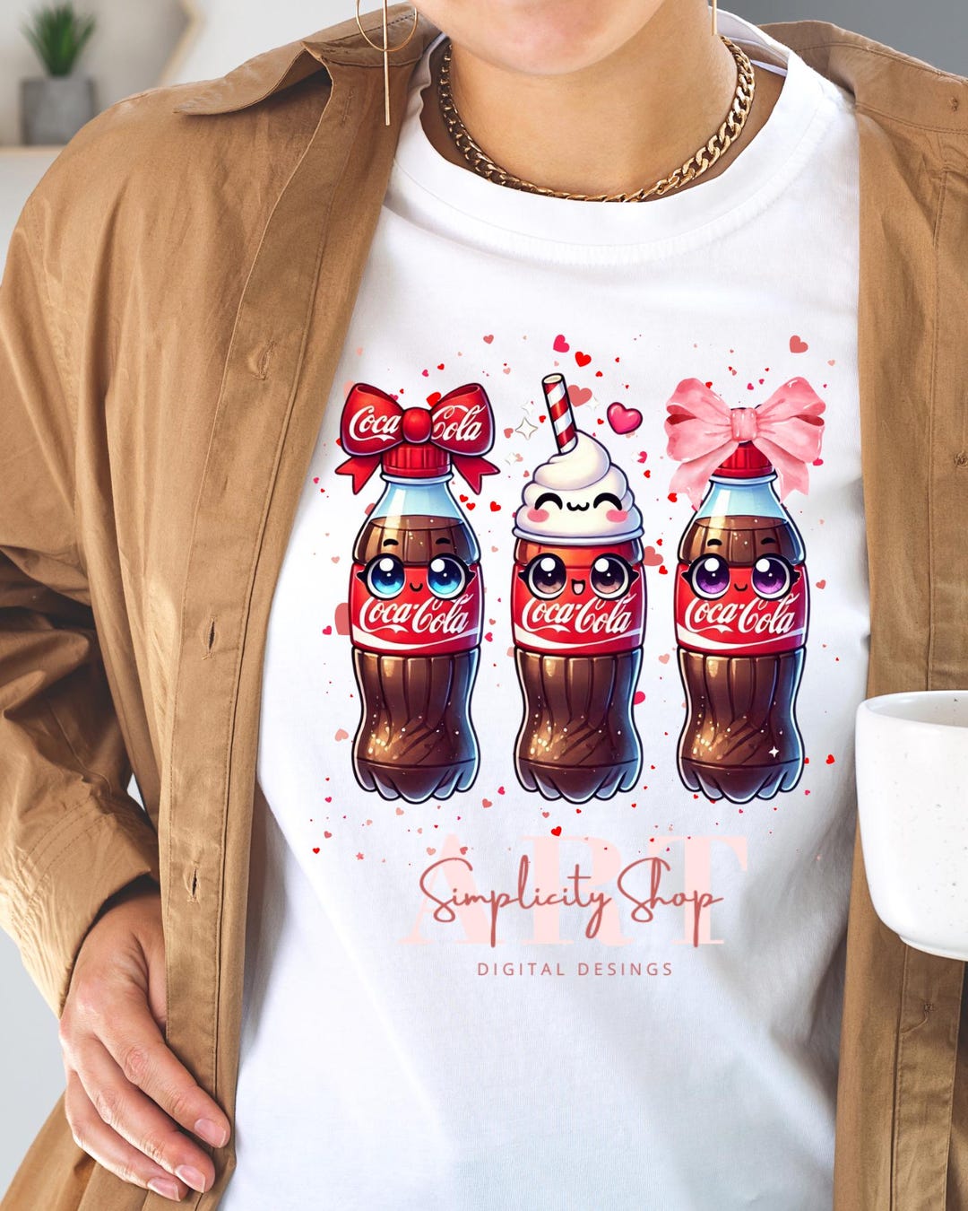 Cute Cocacola Bottle Coquette Bows Png File Valentine's Day Png - Etsy