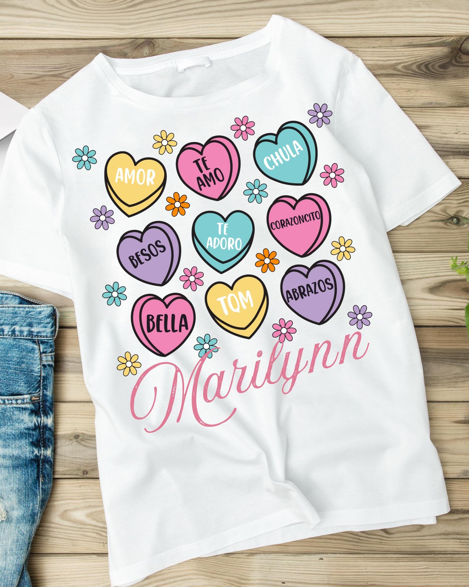 Spanish Valentine Conversation Hearts Svg, Feliz San Valentín, Amor PNG ...