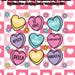 Spanish Valentine Conversation Hearts Svg, Feliz San Valentín, Amor PNG ...