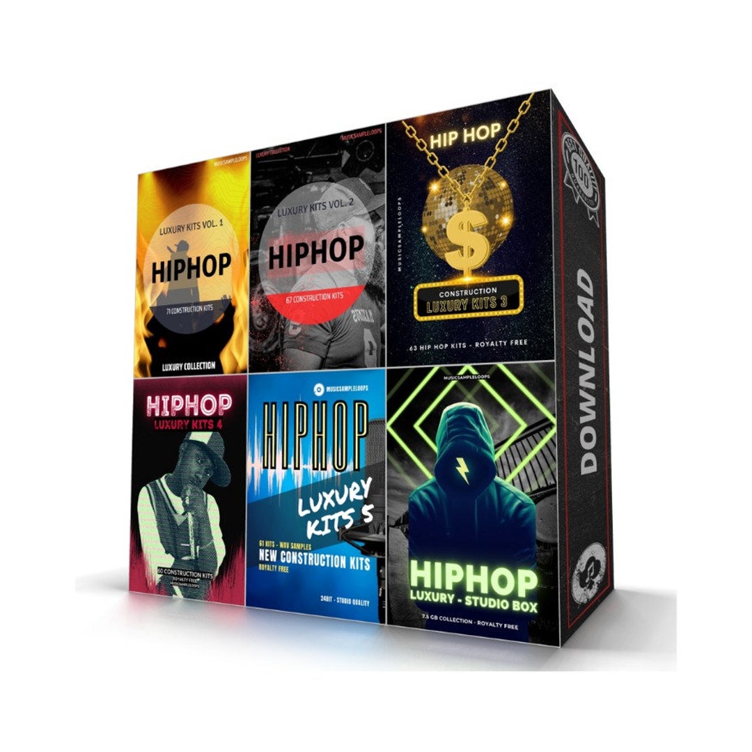 Hip Hop Luxury Kits Bundle 12000 Sounds in WAV Format ableton, Logic ...