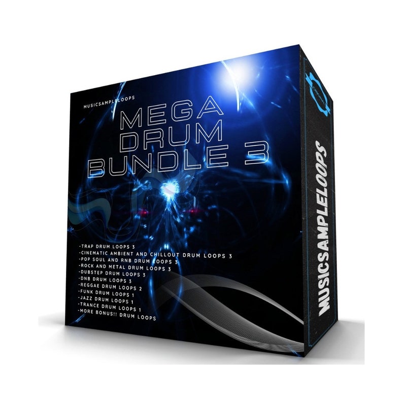 Drum Loops Mega Pack 3 with 10 Volumes WAV Format ableton, Logic, FL ...