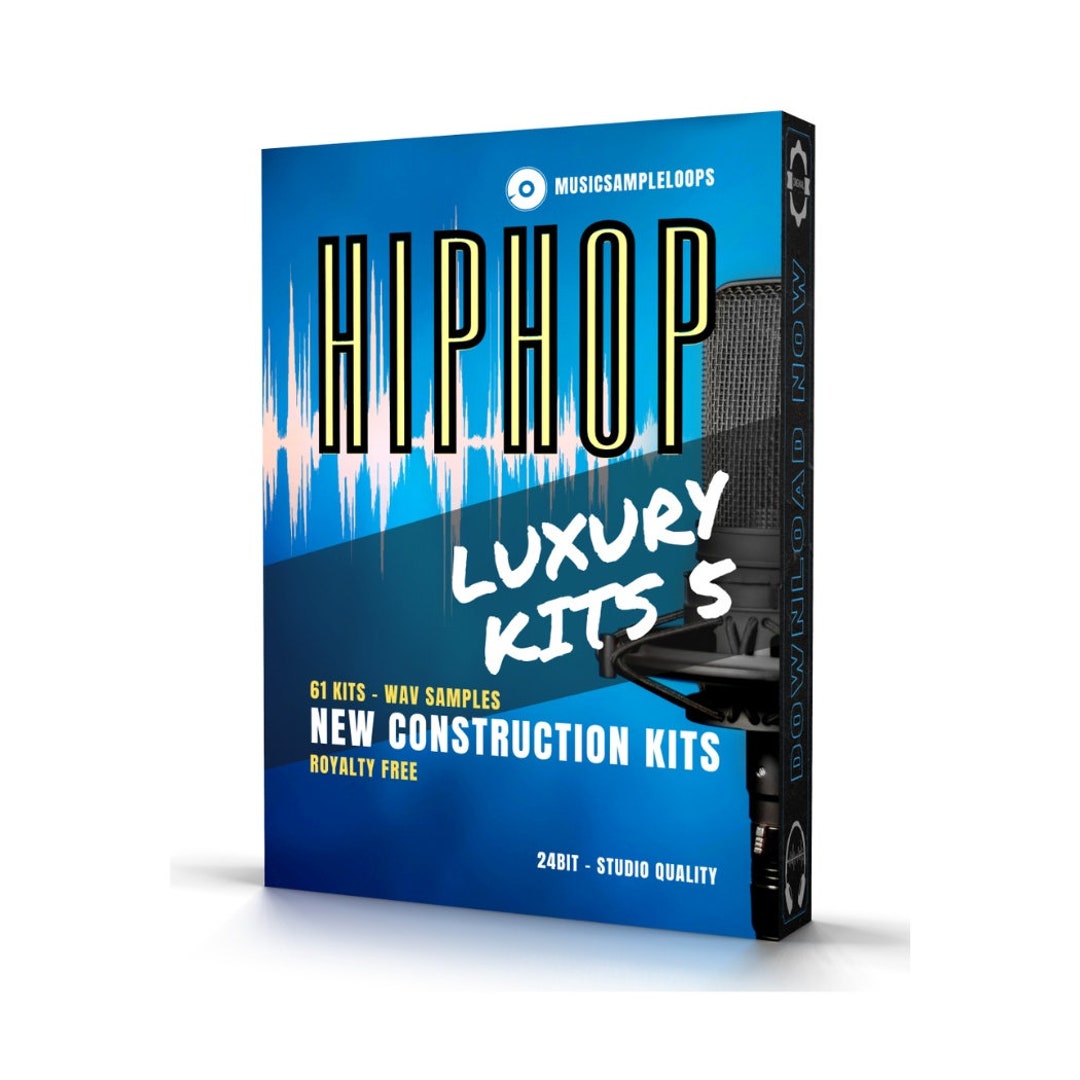 Luxury Hip Hop Kits Vol. 5 With 1500 Samples Loops Music Production Kit ...