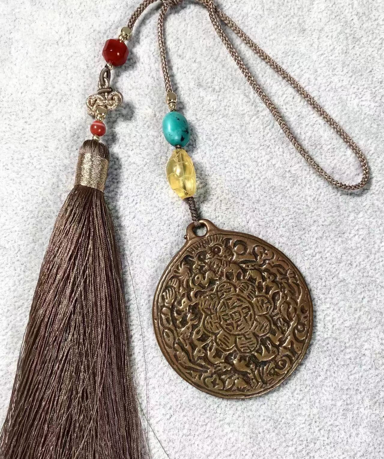 The Nine Palaces Eight Trigrams Talisman, as a Traditional Gemstone ...