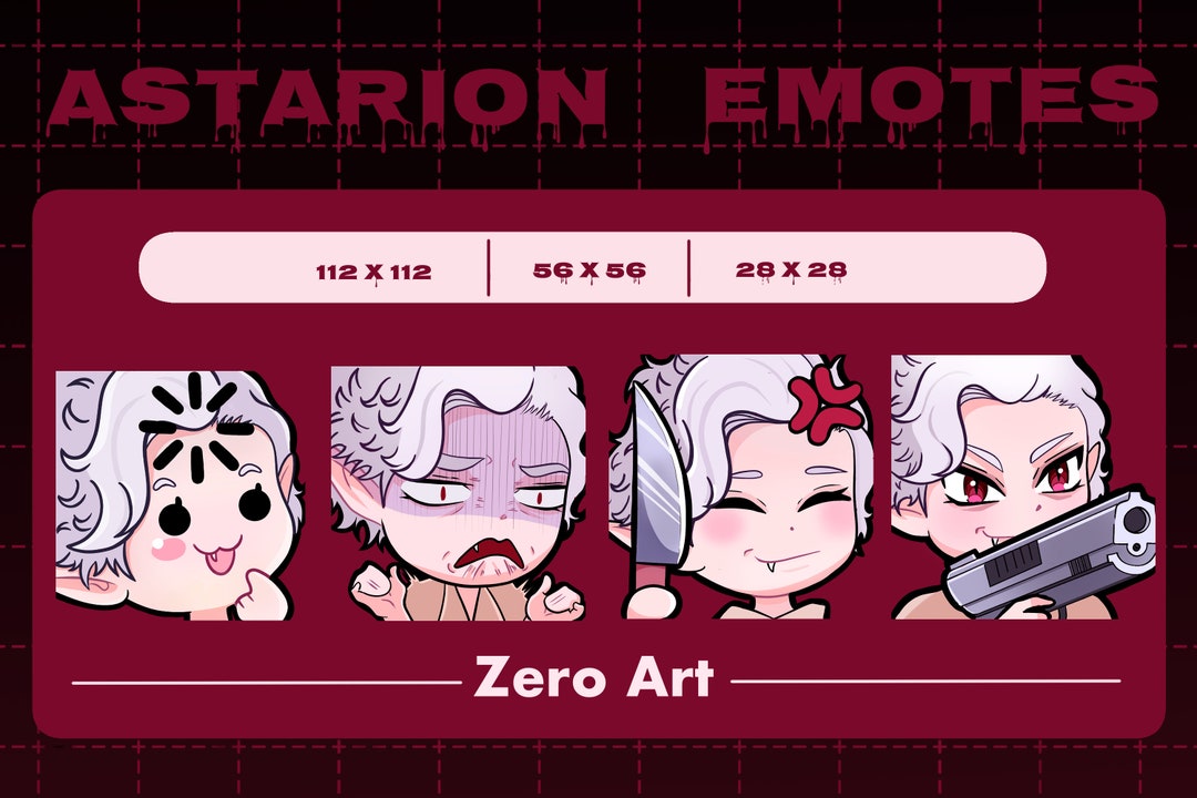 Astarion Emote Bundle - Etsy