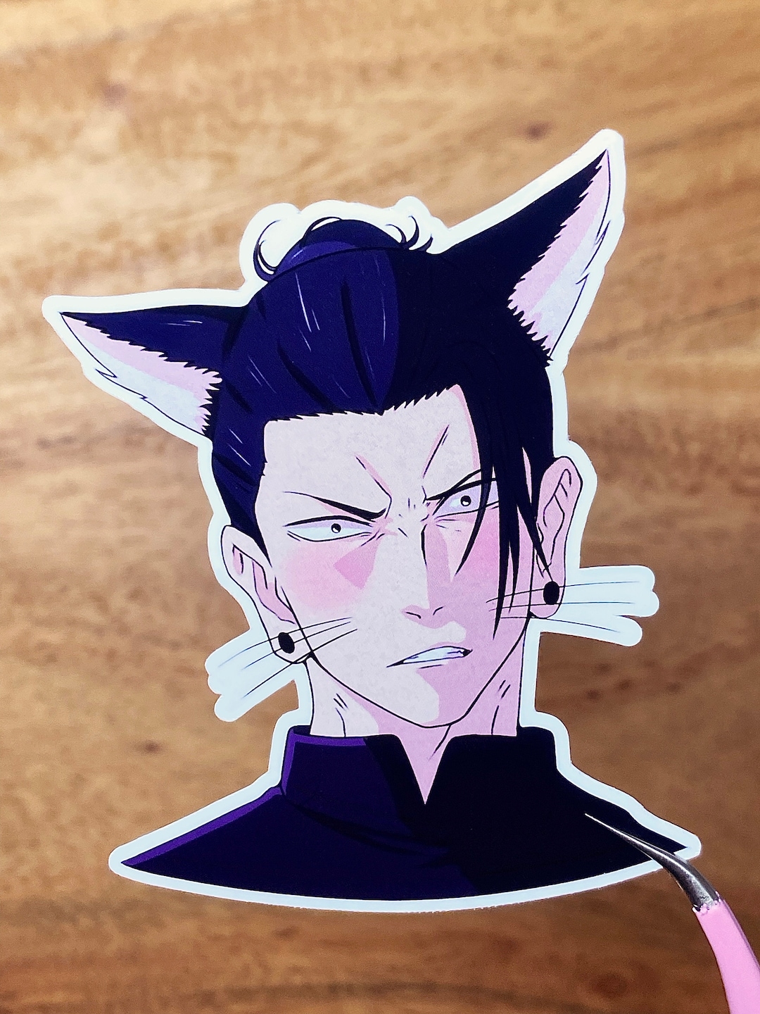 Jujutsu Kaisen Sticker Geto Cat - Etsy