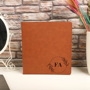 Personalized Binder, Customed Binder, Leather Binder, Graduation Gift ...