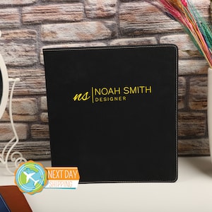 Personalized Binder, Customed Binder, Leather Binder, Graduation Gift ...