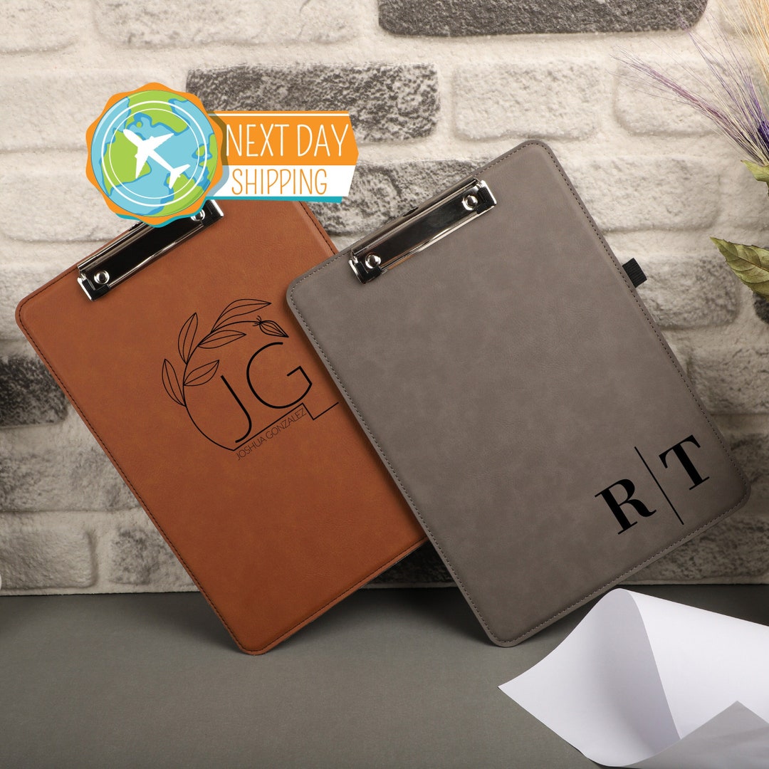Personalized Clipboard, Leather Clipboard, Custom Clipboard, Meeting ...