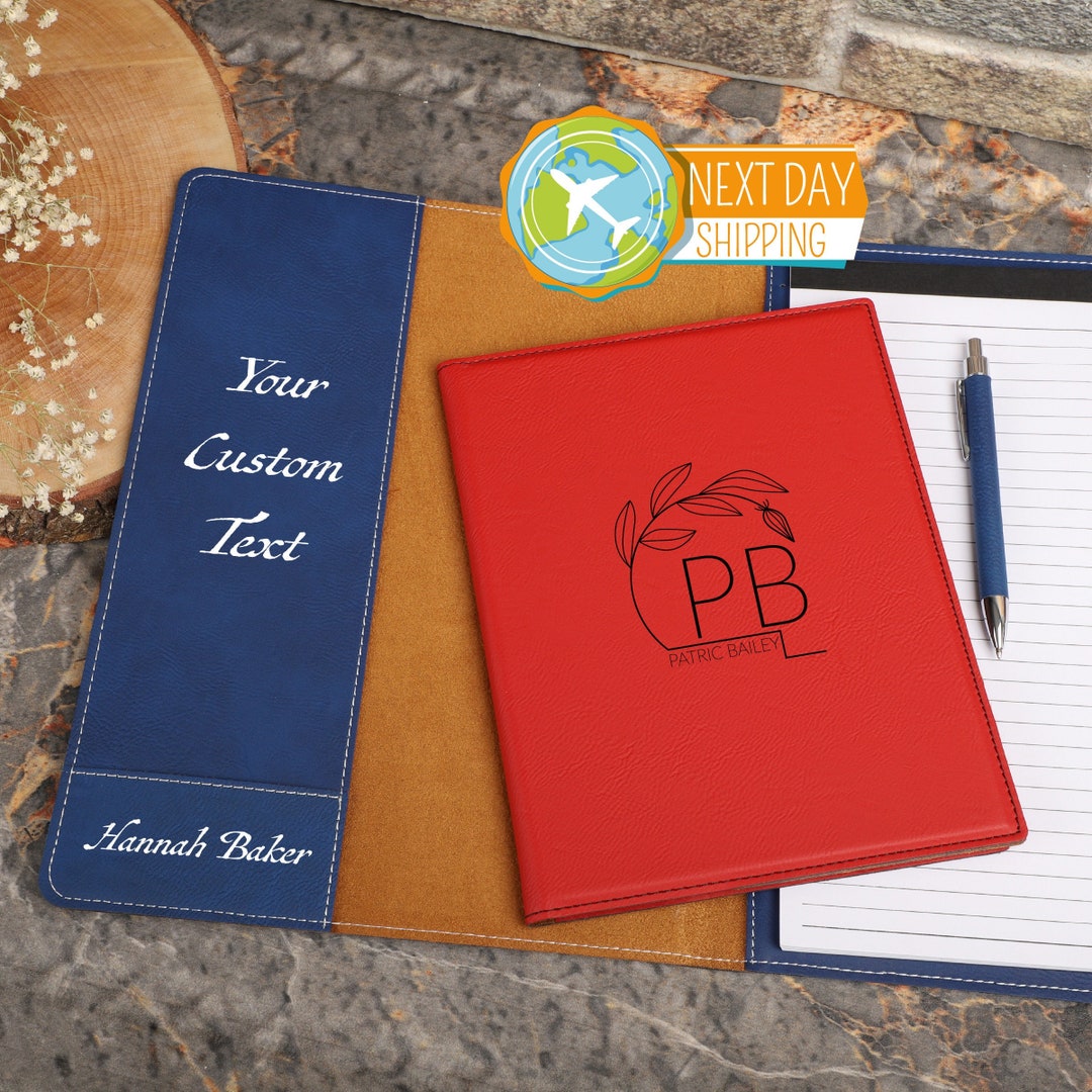 Monogrammed Business Portfolio, Personalized Name Portfolio ...