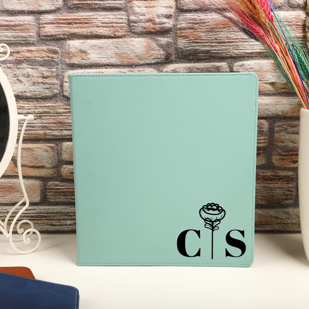 Personalized Binder, Leather Binder, Customed Binder, Graduation Gift ...