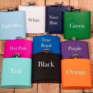 Personalized Flask for Men, Groomsmen Gift, Engraved Flask ...