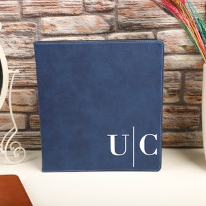 Personalized Binder, Customed Binder, Leather Binder, Graduation Gift ...