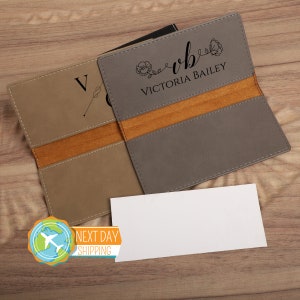 Personalized Checkbook Wallet, Custom Engraved Checkbook, Checkbook ...