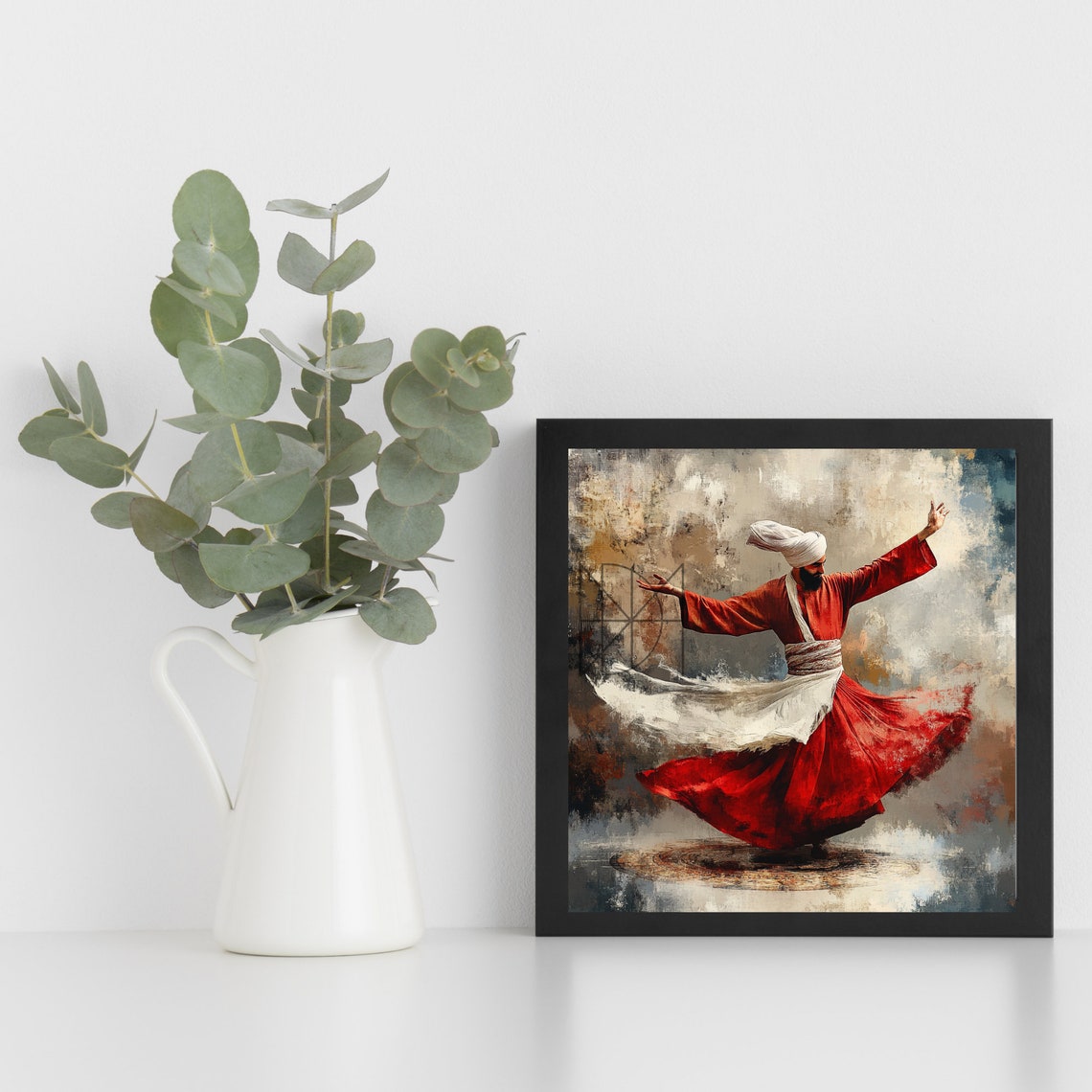 Sufi Man Wall Art for Tranquil Spaces for Every Home Artwork for Any ...