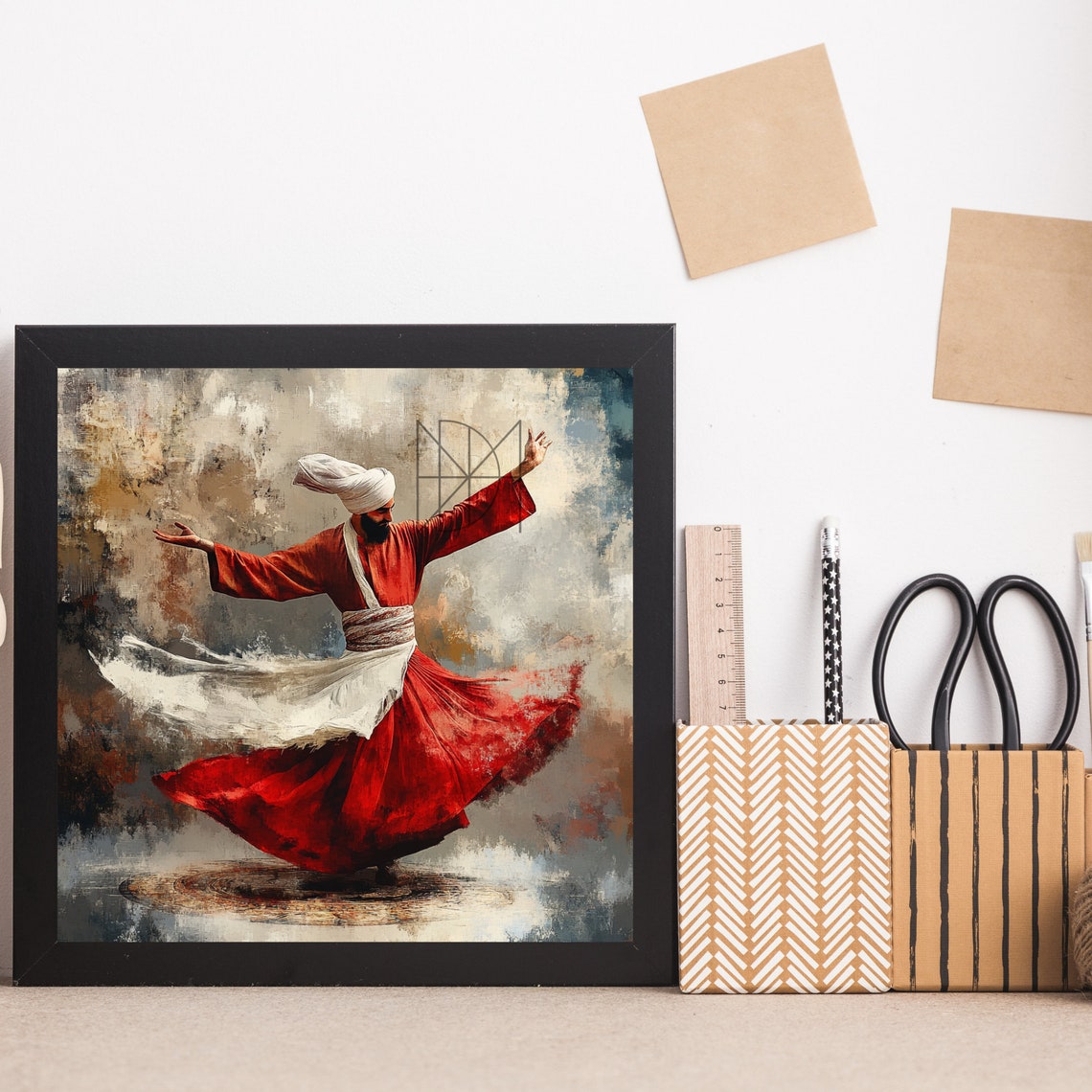Sufi Man Wall Art for Tranquil Spaces for Every Home Artwork for Any ...