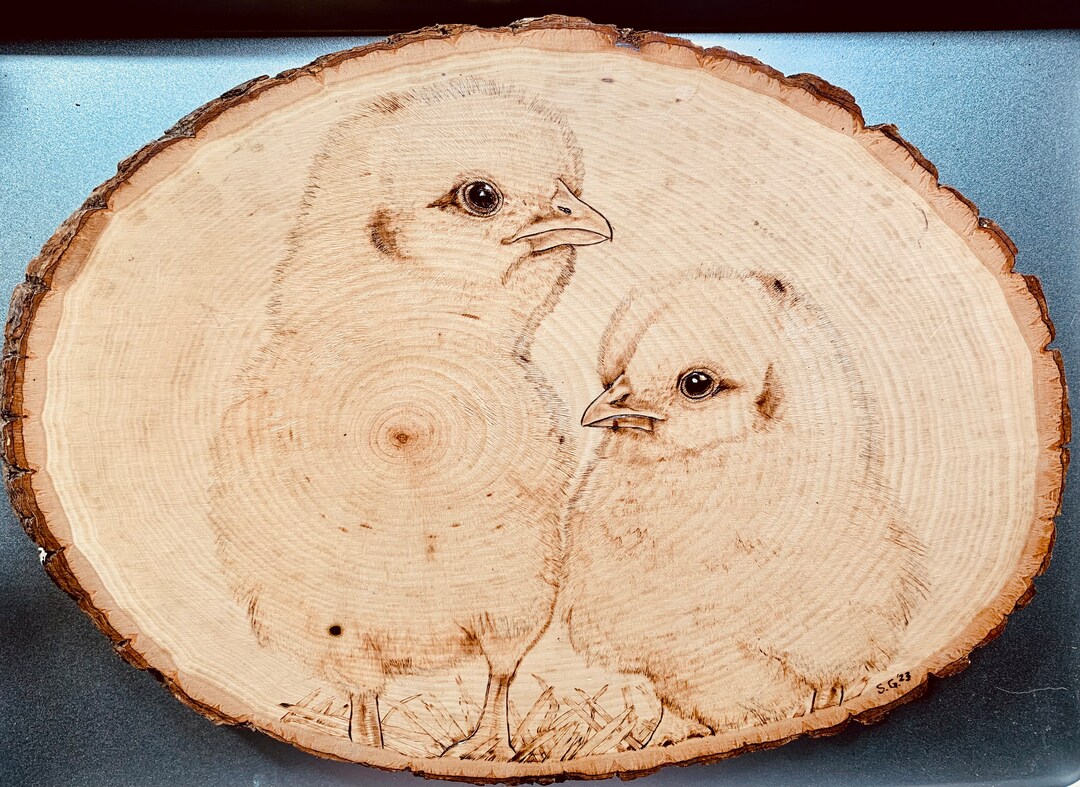 Pyrography Chicks - Etsy
