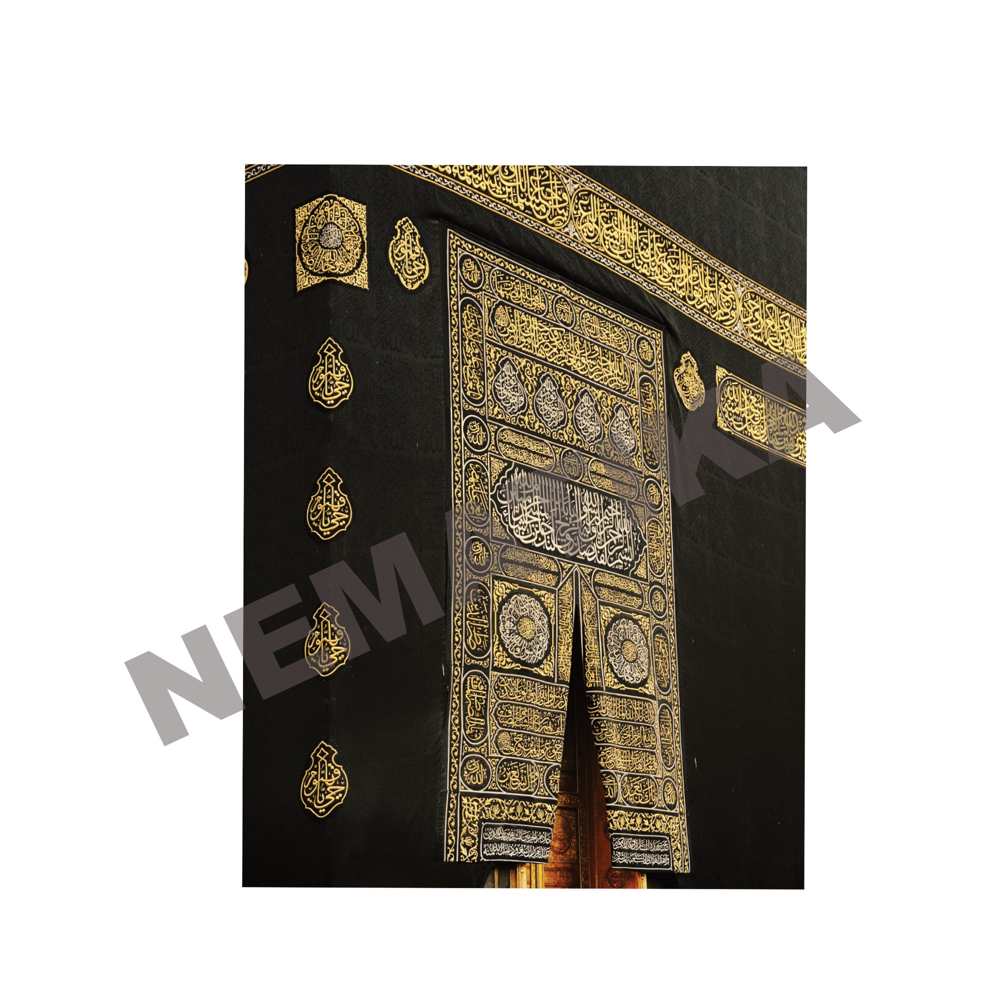 Kaba Door Close up | Digital Print Wall Art Poster | Islamic Design ...