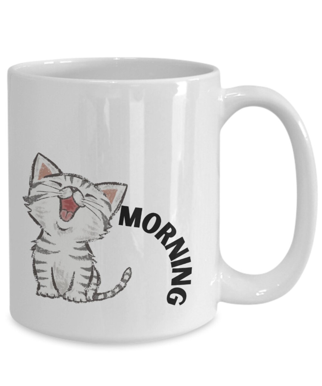 Morning Cat, Cat Good Morning, Cat, Coffee Cup, Coffee Mug, Gift - Etsy