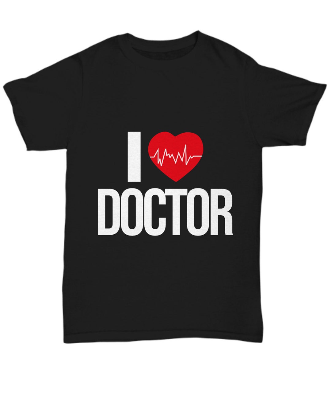I Heart Doctor I Love Doctor Cardiologist Black Unisex - Etsy