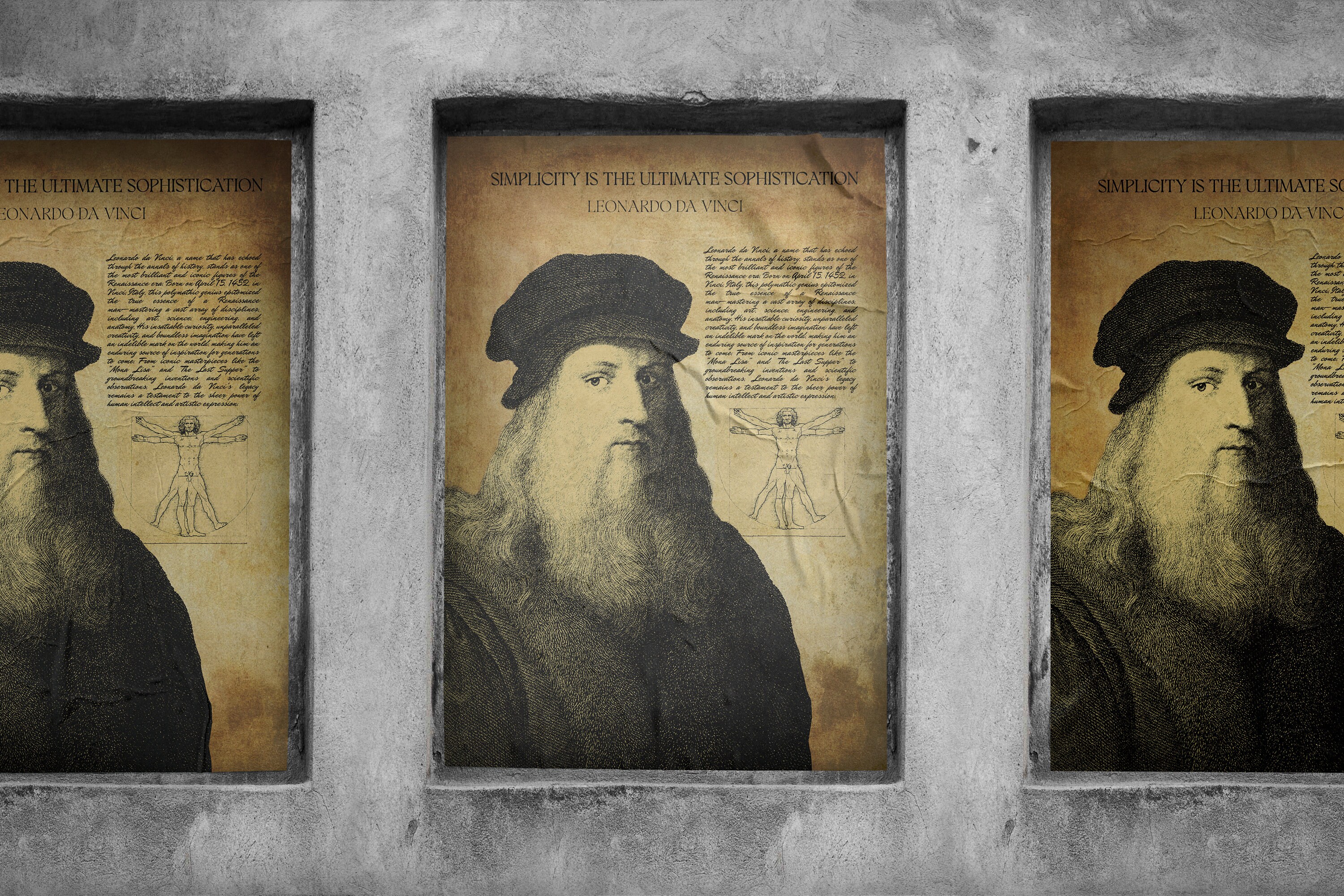 Leonardo Da Vinci, Vitruvian Man - Leonardo Da Vinci Life Quotes ...