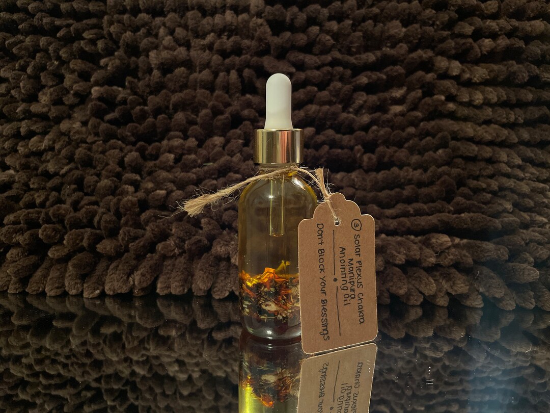 Solar Plexus Chakra/manipura (personal Power, Peace) Anointing Oil (2 ...