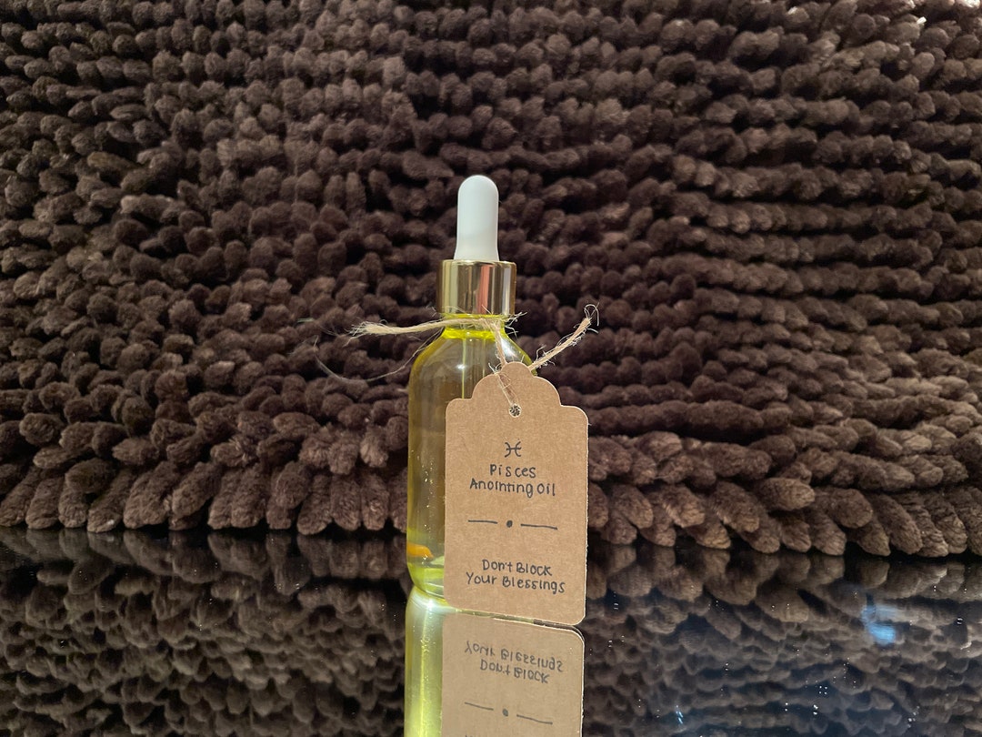 Pisces Zodiac Sign Anointing Oil (2-ounce Dropper Bottle) - Etsy