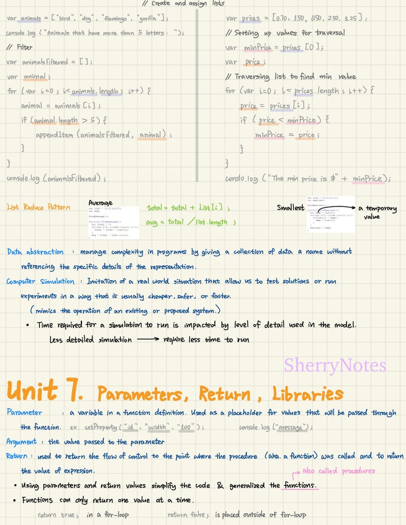 I Got 5! AP Computer Science Principles Notes From a Student Who Gets 5 ...