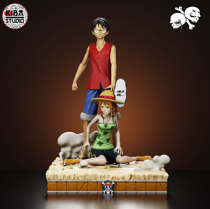 UNPAINTED Resin Figure / Fanart Hat to Nami/ 3D Printed Figure in High ...
