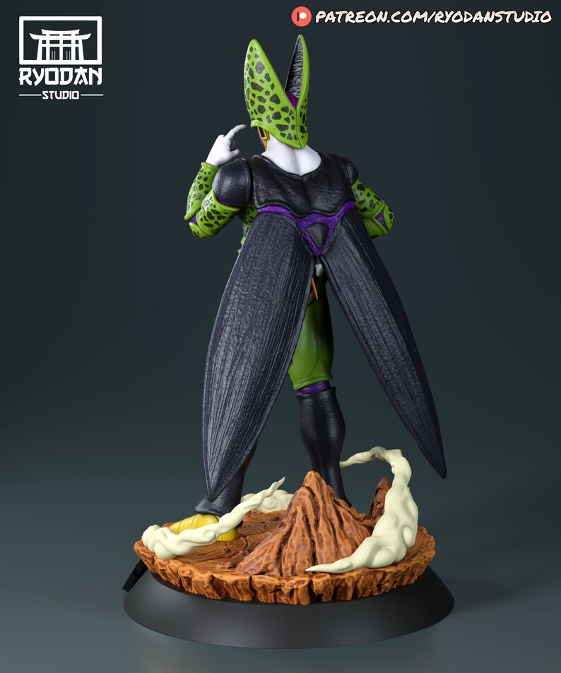 UNPAINTED Resin Figure / Fanartperfect Cell/ 3D Printed Figure in High ...