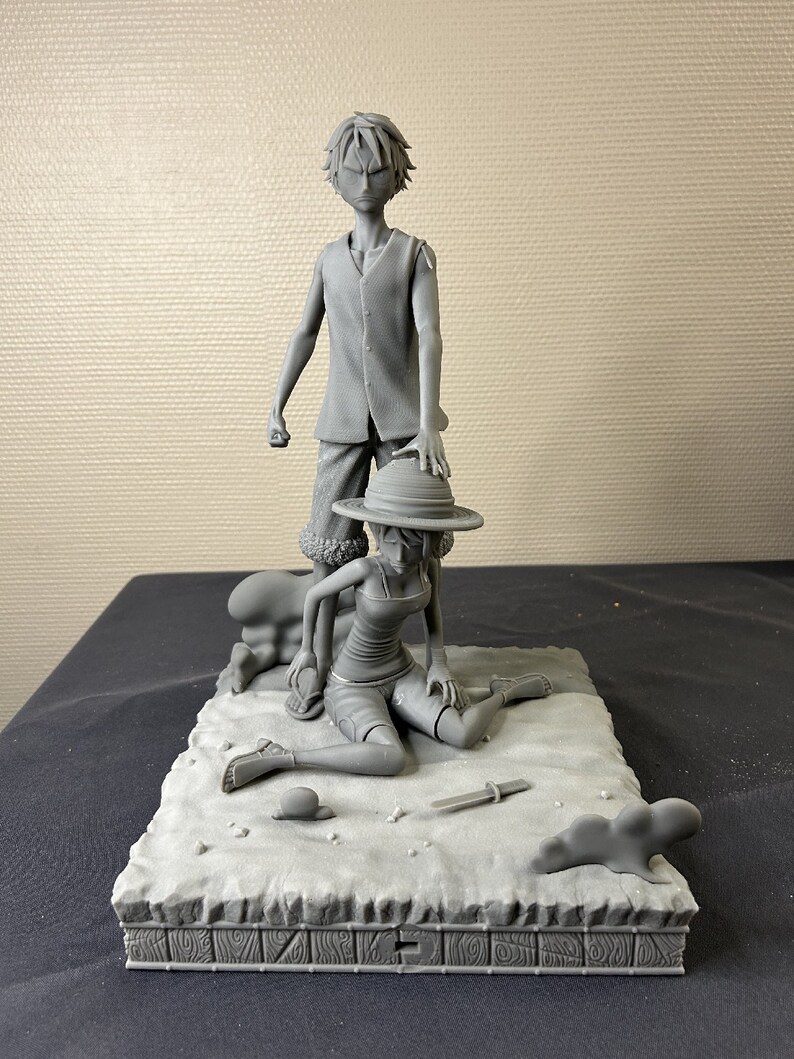 UNPAINTED Resin Figure / Fanart Hat to Nami/ 3D Printed Figure in High ...