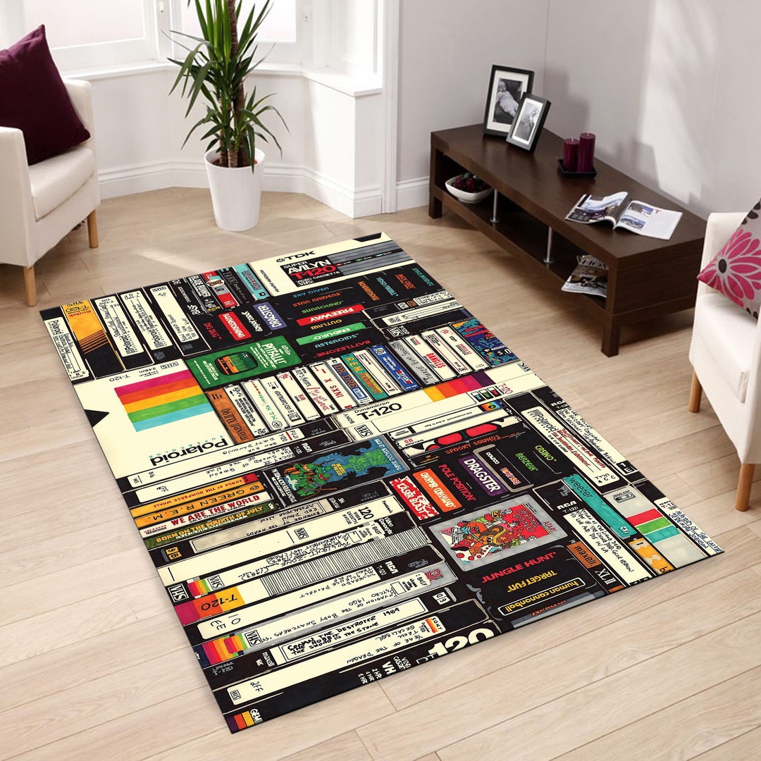 Casette Rugclassic Cassette Rug 90s Rug Tape Rug Retro - Etsy