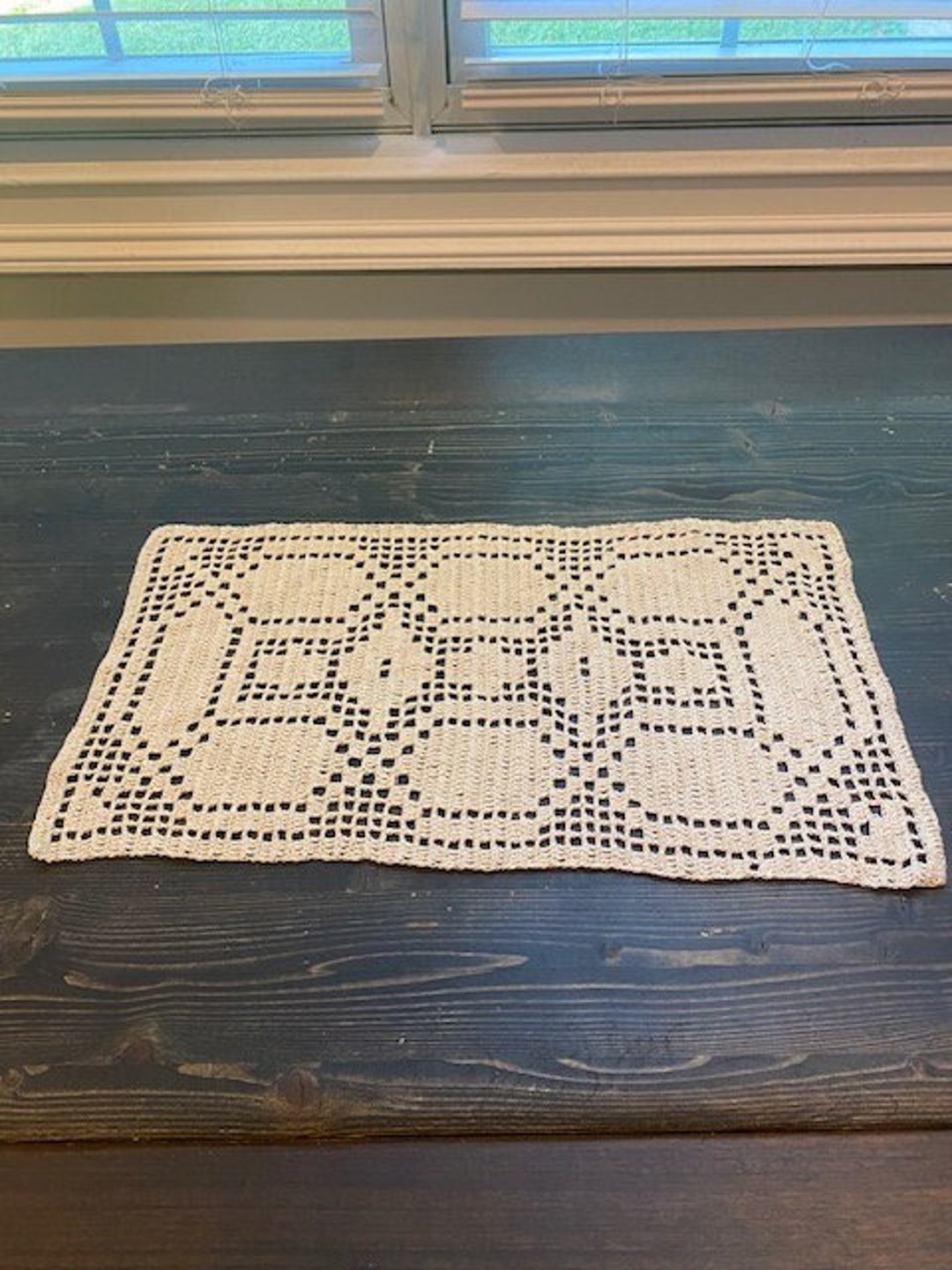 Handmade Crochet Table Runner - Etsy