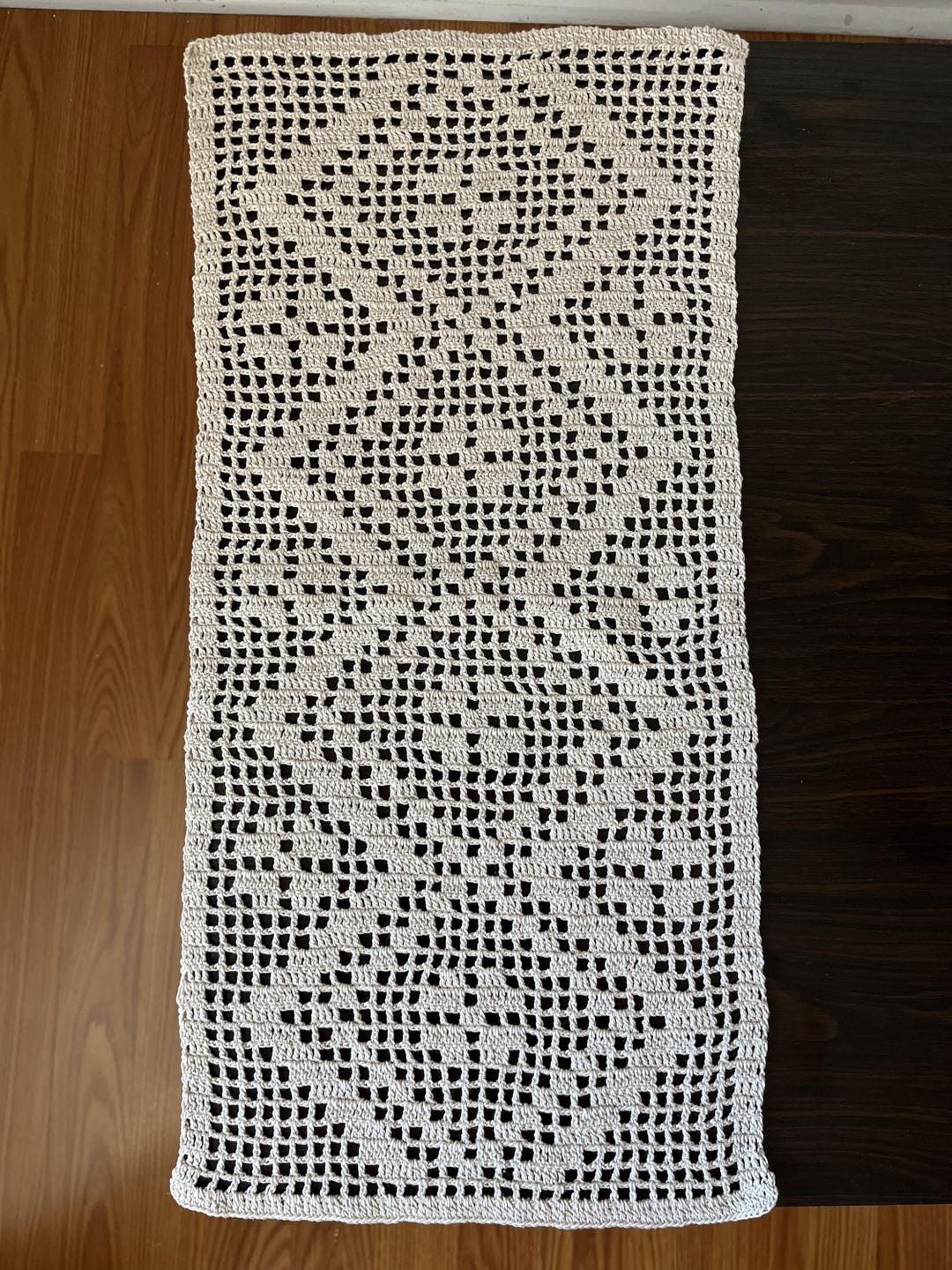 Handmade Crochet Table Runner - Etsy