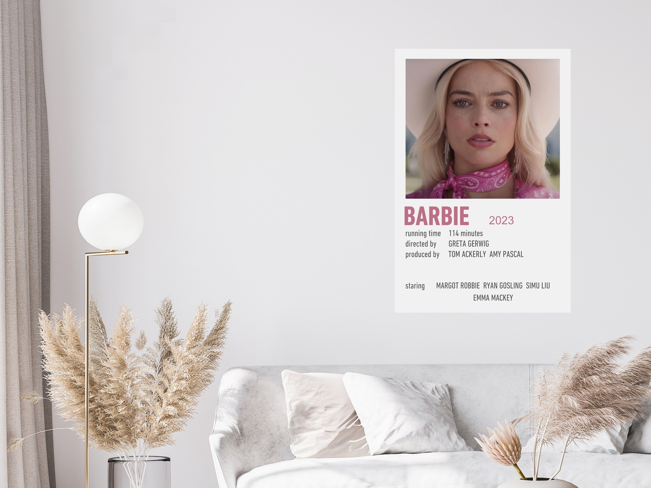 Margot Robbie | Barbie Movie 2023 Poster | Come On Let's Party Barbie