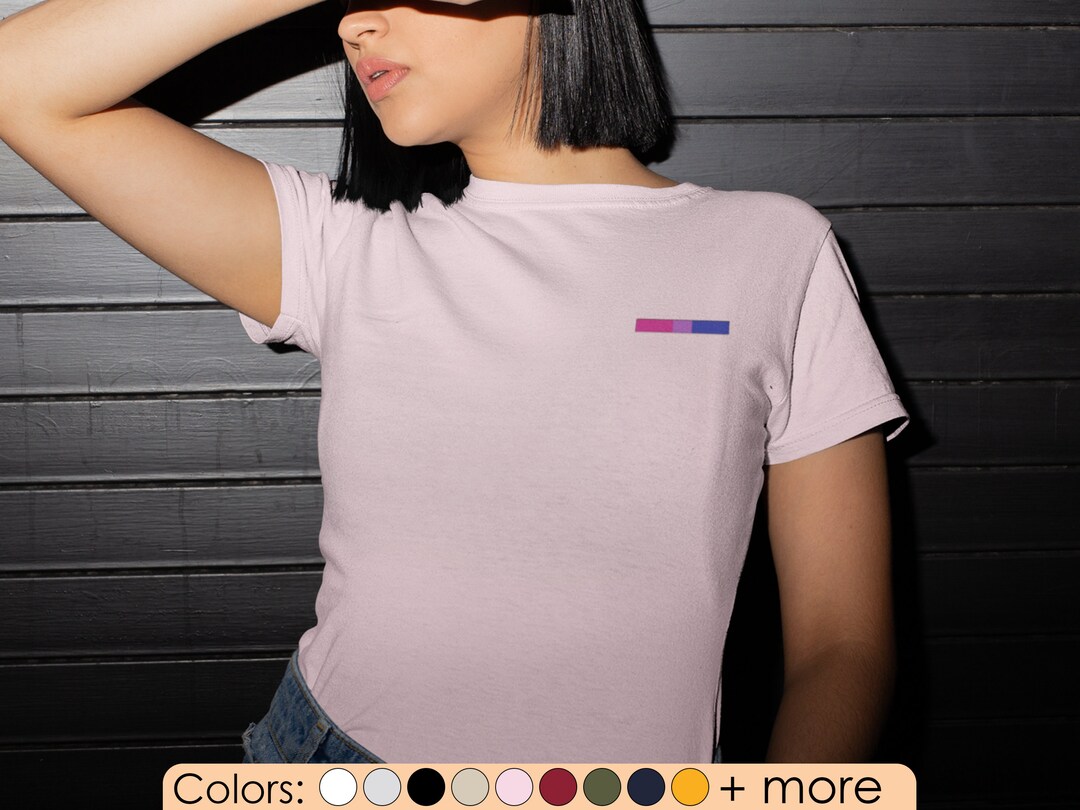 Subtle Bisexual Shirt Bisexual Pride Shirt LGBTQ Shirts Gay Pride Month ...